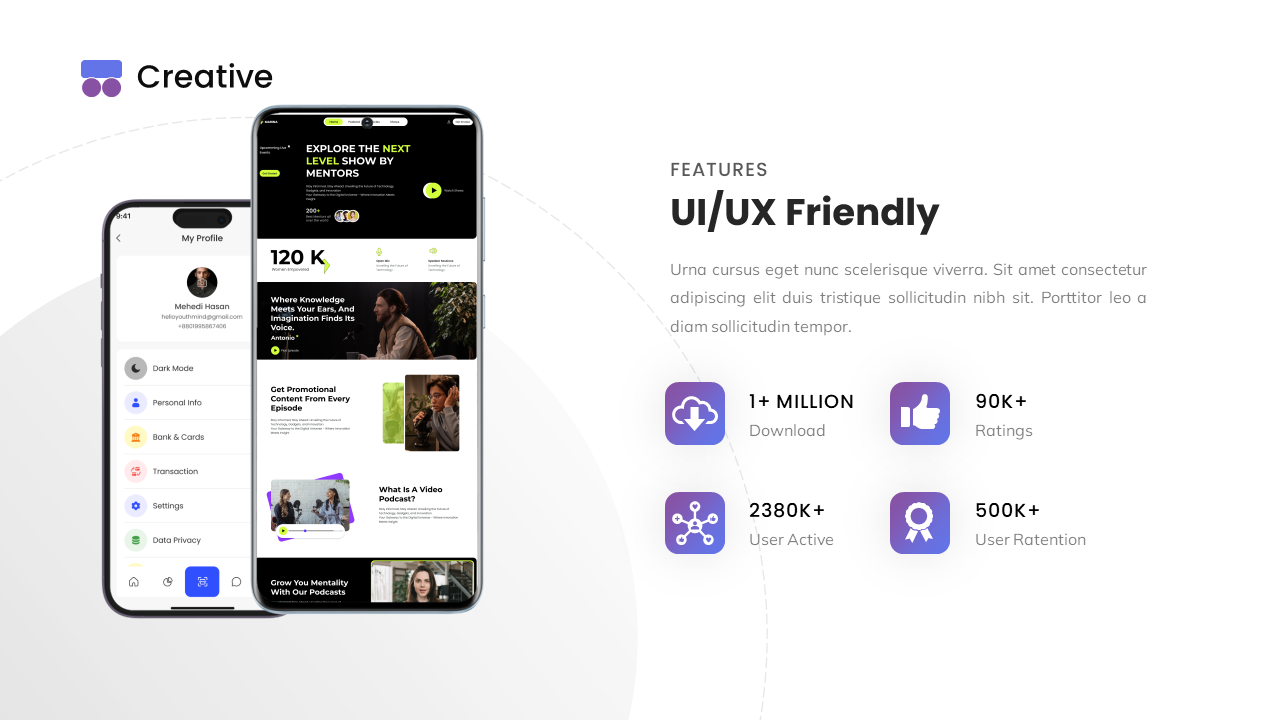 Creative Mobile App And Saas Powerpoint Template Presentation Templates